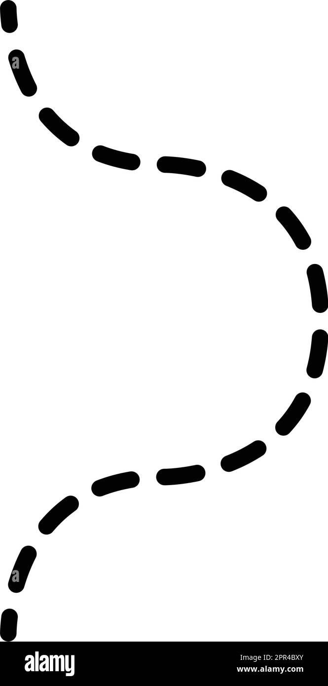 Prewriting tracing lines and curve shapes element for preschool ...