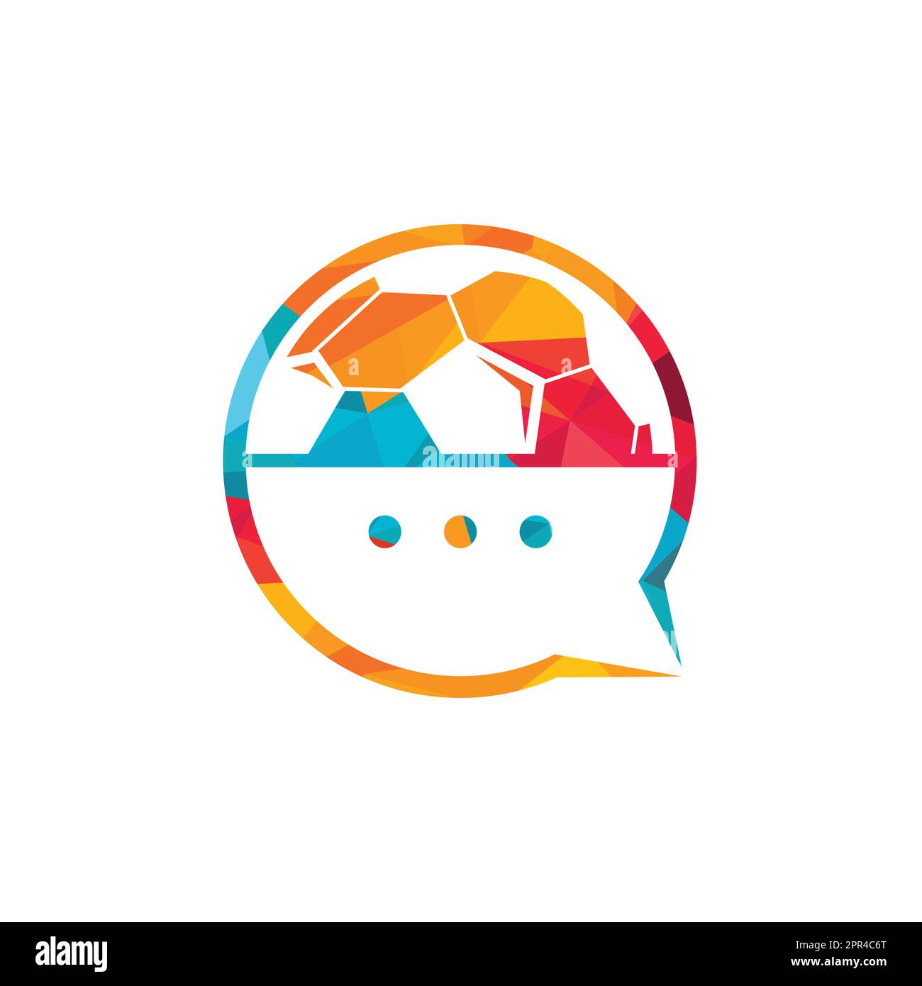 Football Talk vector logo design. Sports chat vector logo design ...