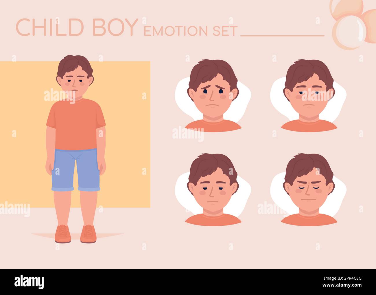 Embarrassed child illustration hi-res stock photography and images - Alamy