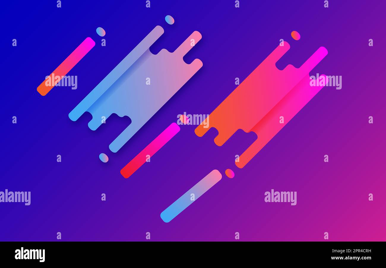 Blue and pink lines background illustration Stock Photo - Alamy