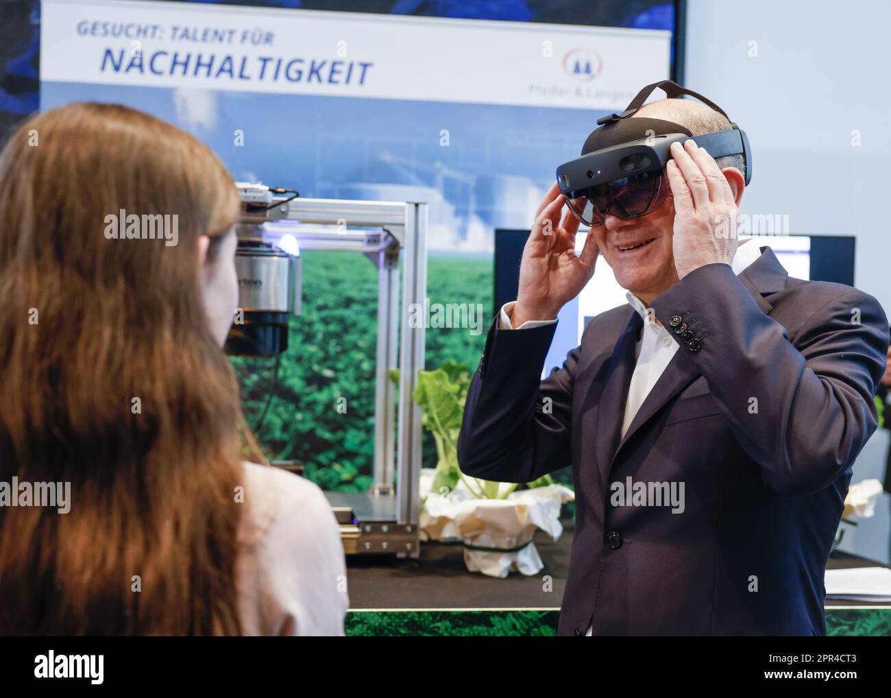 Berlin, Germany. 26th Apr, 2023. German Chancellor Olaf Scholz (SPD ...