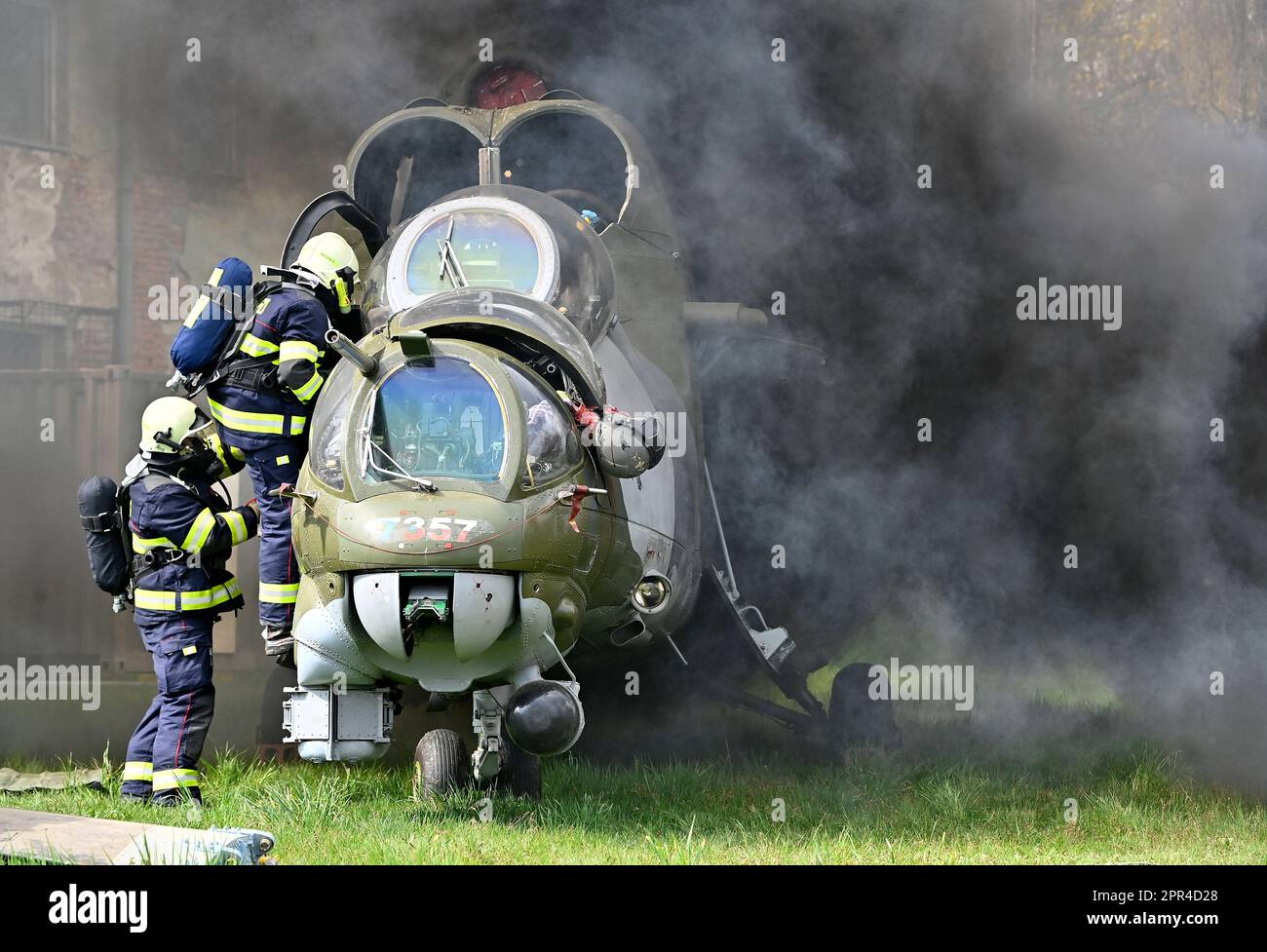 Horizont 2023 exercise during which the Integrated Rescue System (IRS ...