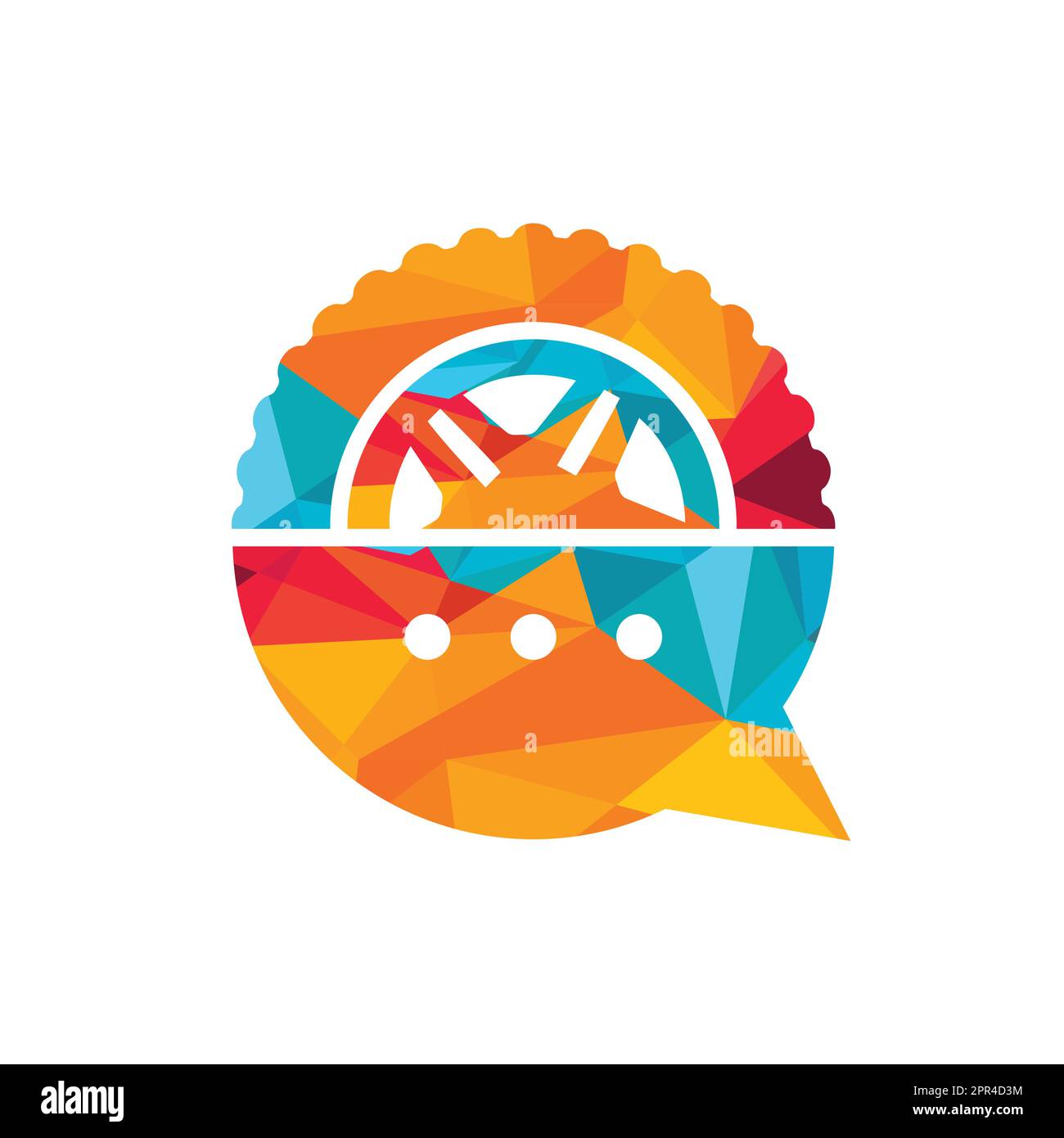 Transport chat vector logo design template. Talk symbol tire shape logo ...
