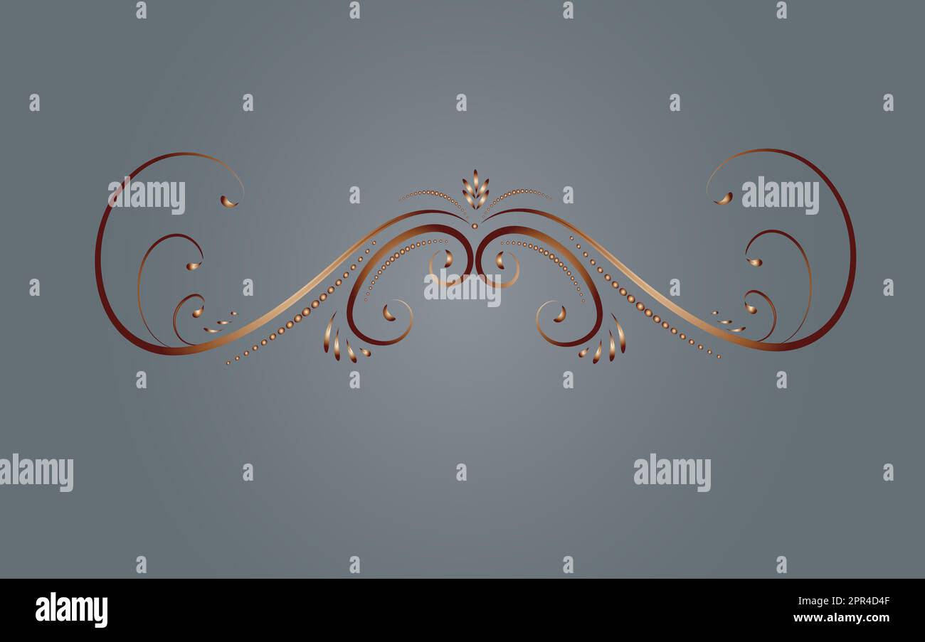 Brown gradient border design Stock Photo - Alamy