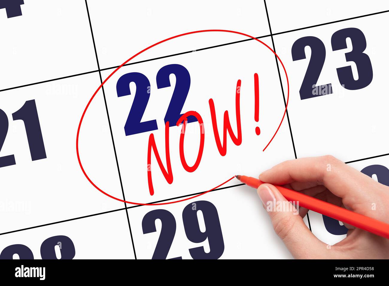 22 calendar hi-res stock photography and images - Alamy