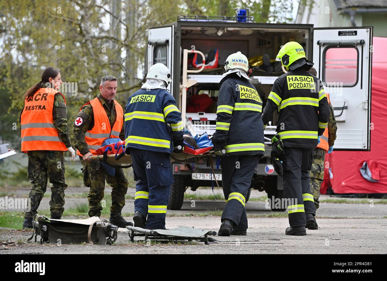Horizont 2023 exercise during which the Integrated Rescue System (IRS ...