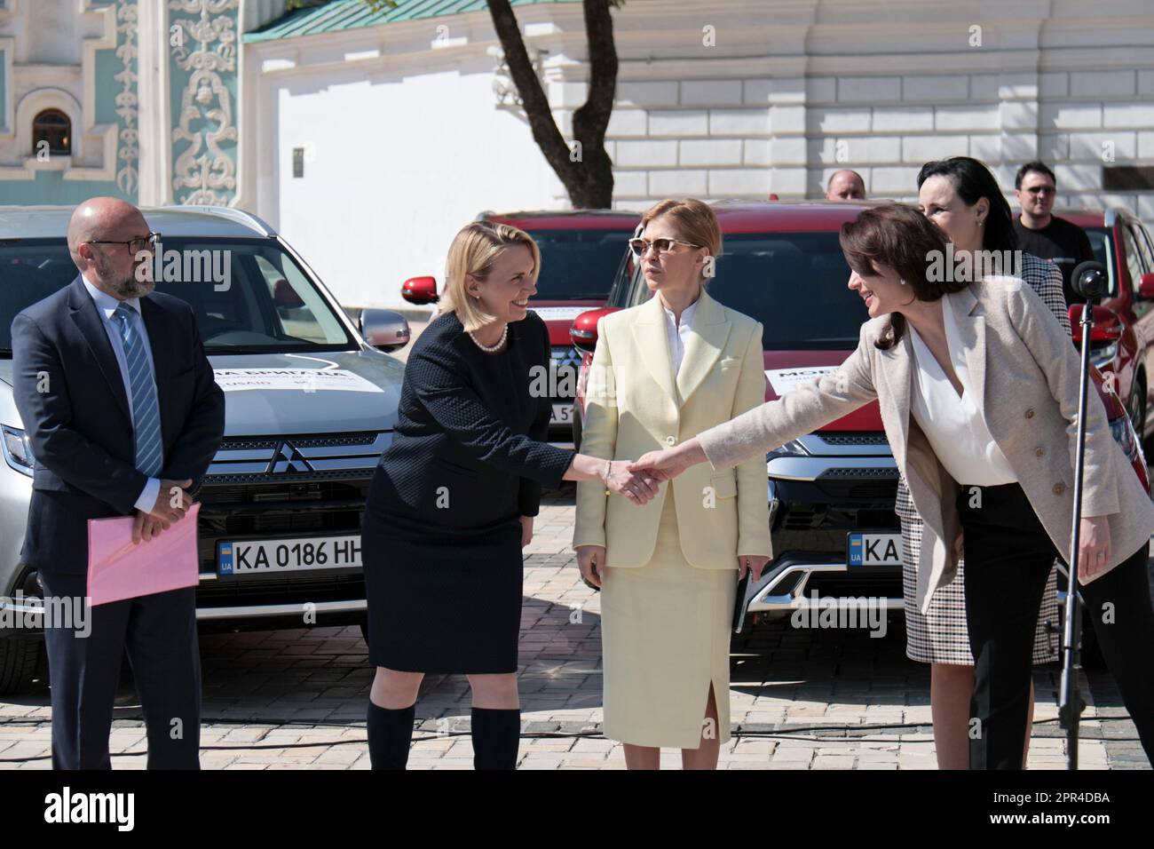 KYIV, UKRAINE - APRIL 25, 2023 - UNFPA Representative in Ukraine Jaime ...