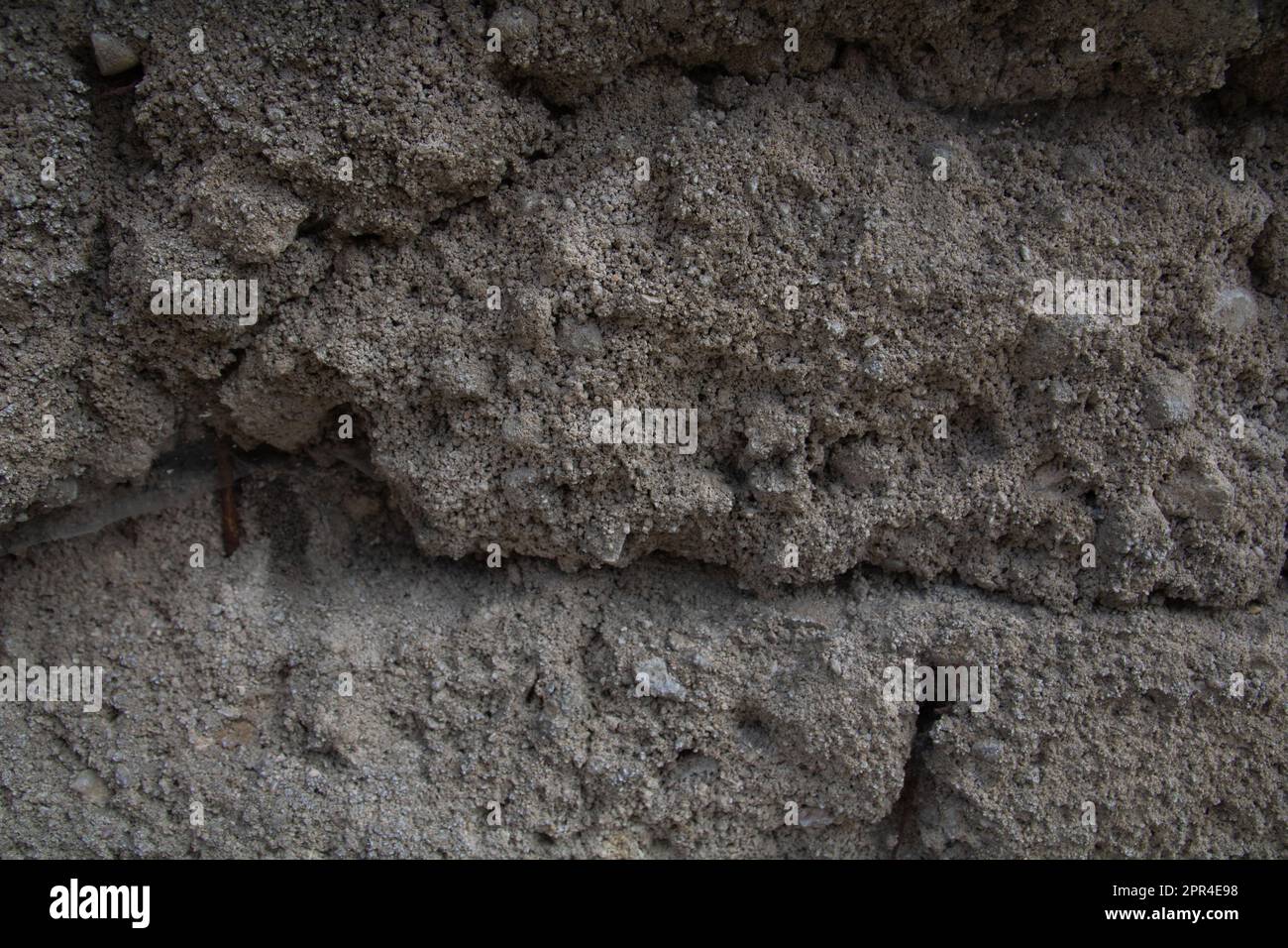 photo of the old demolished gray wall in close-up Stock Photo - Alamy