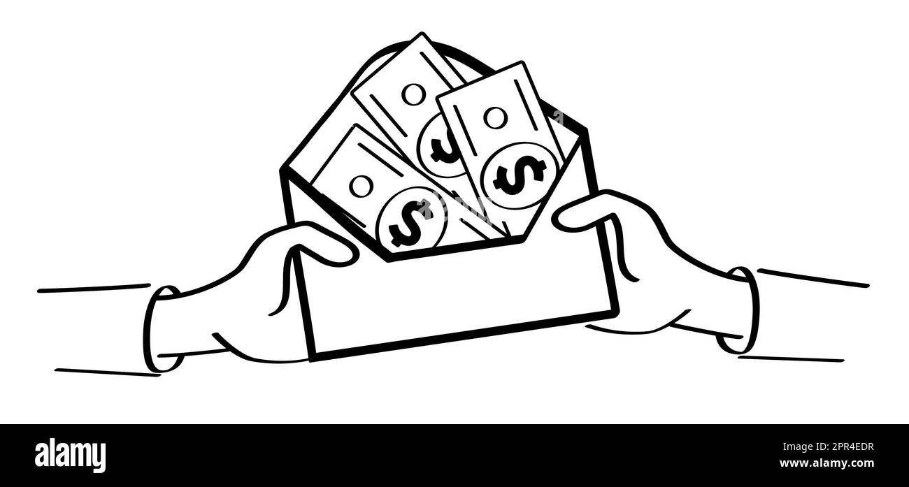 Bundle of dollar bills Black and White Stock Photos & Images - Alamy