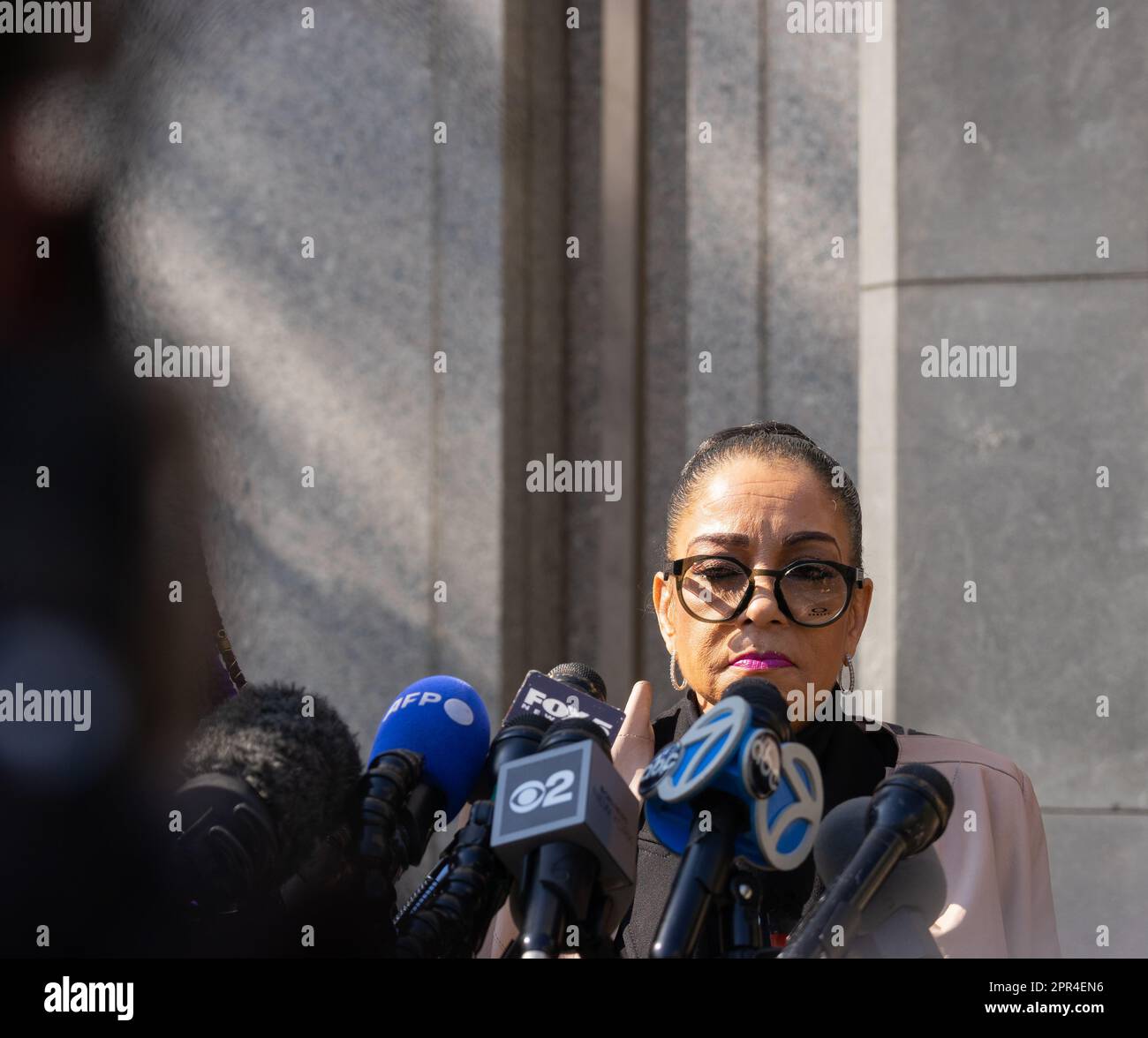 New York City, USA. 25th Apr, 2023. Kathryn Townsend Griffin, daughter ...