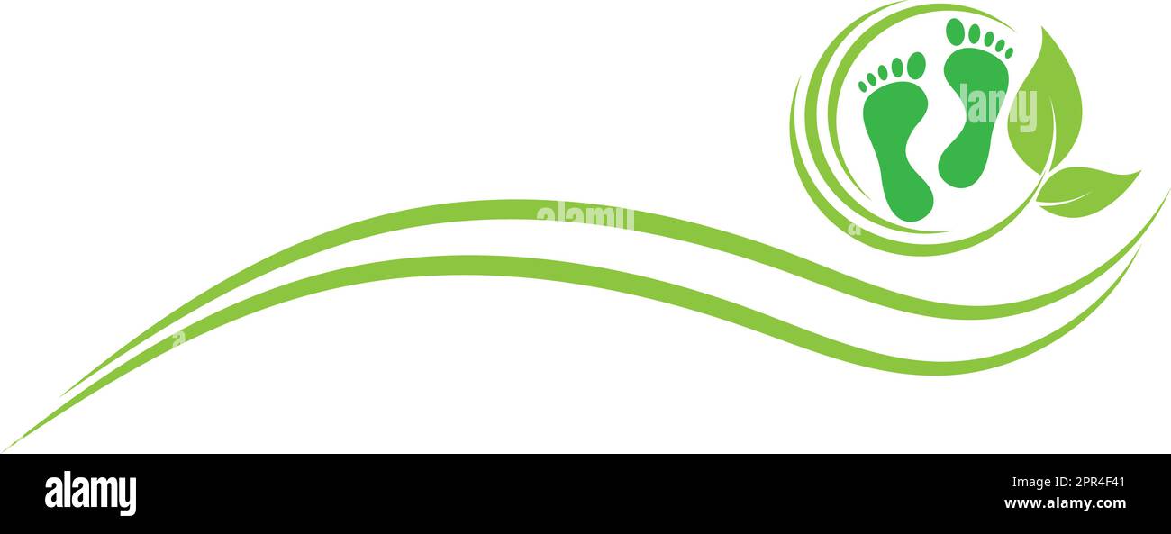 Feet, pedicure, foot massage, wellness, logo Stock Vector Image & Art ...