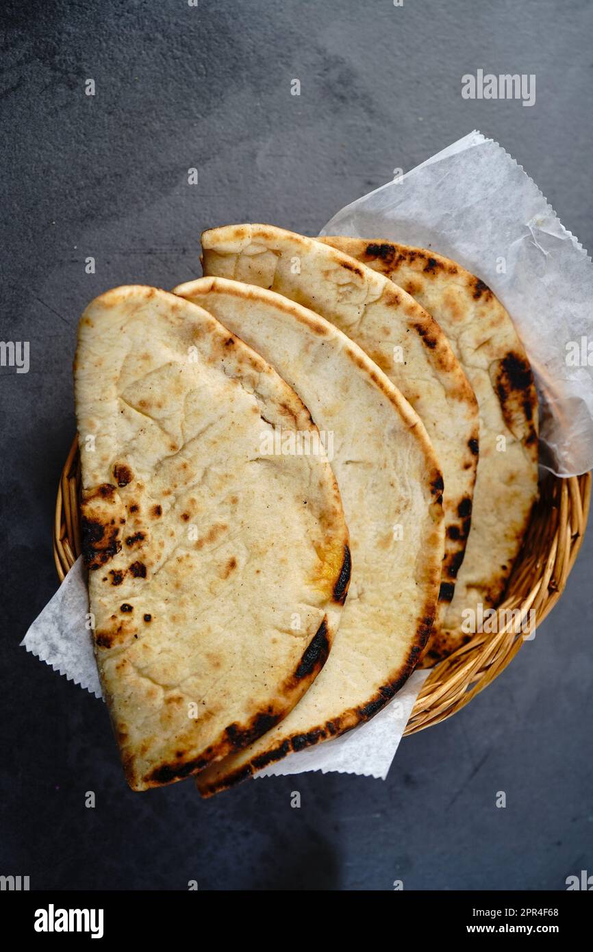Middle eastern Lavash flat bread, selective focus Stock Photo - Alamy