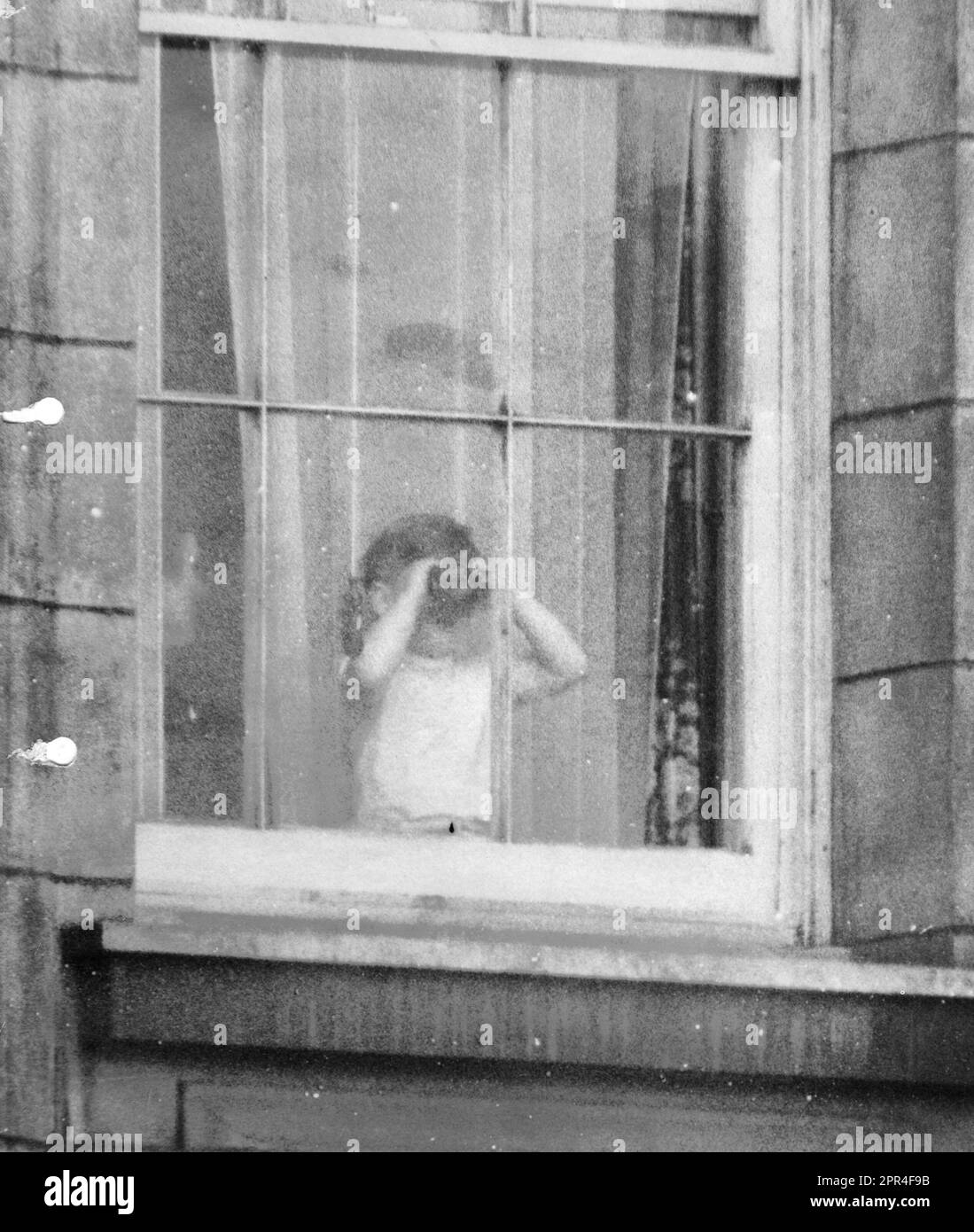 File photo dated 01/06/53 of Prince Charles using binoculars to view ...
