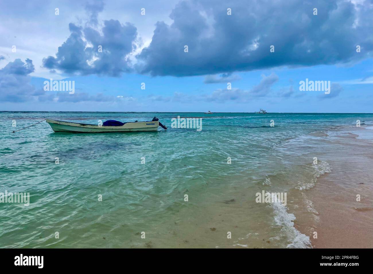 Playa blanca beach, Punta Cana, Dominican Republic Stock Photo - Alamy