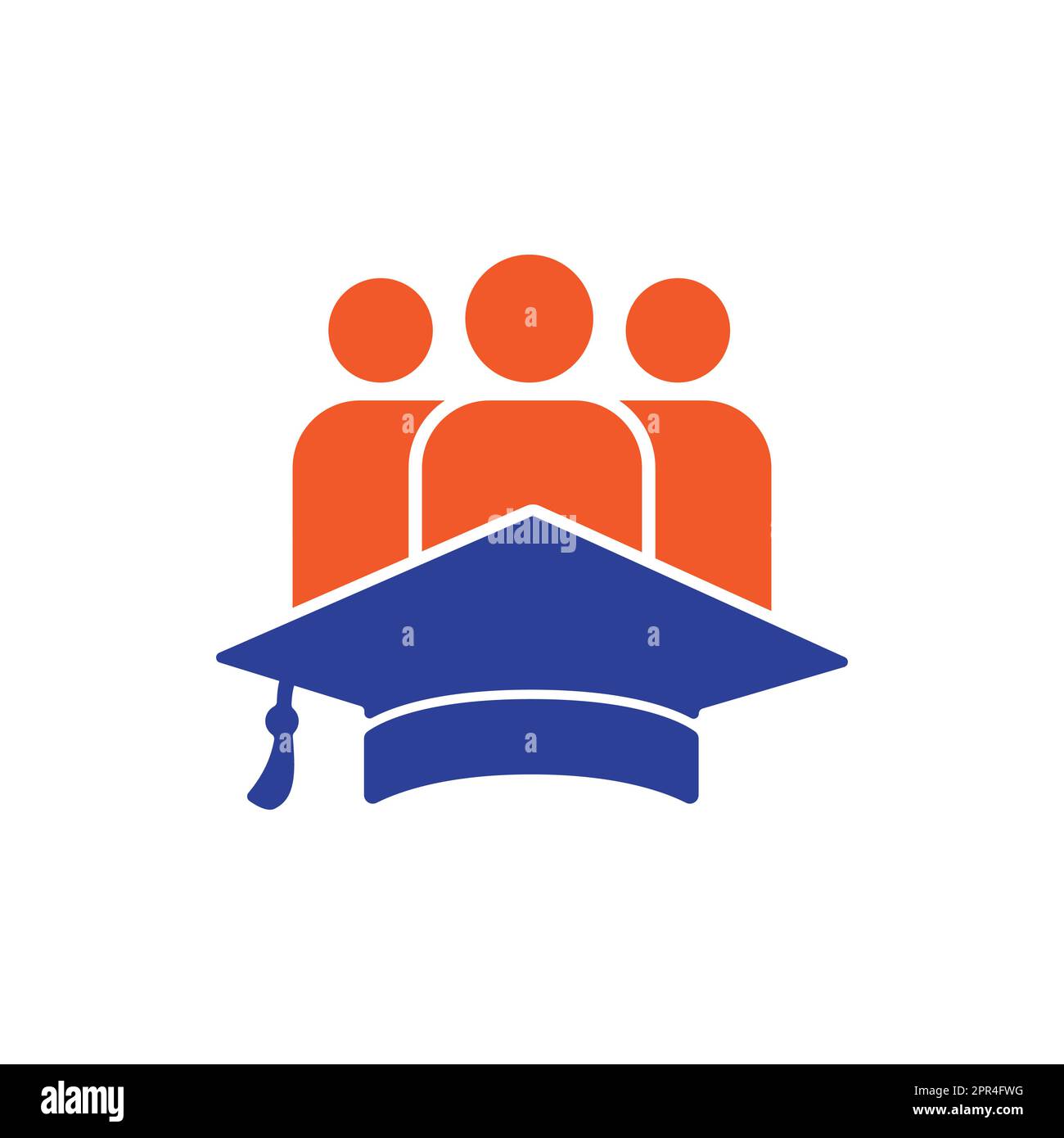 Education people vector logo design template. Graduation cap and people ...
