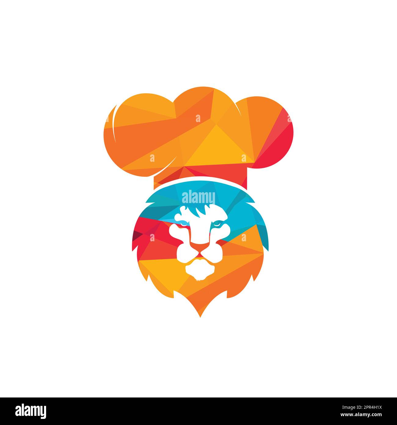 Chef lion vector logo design template. Food restaurant logo concept ...
