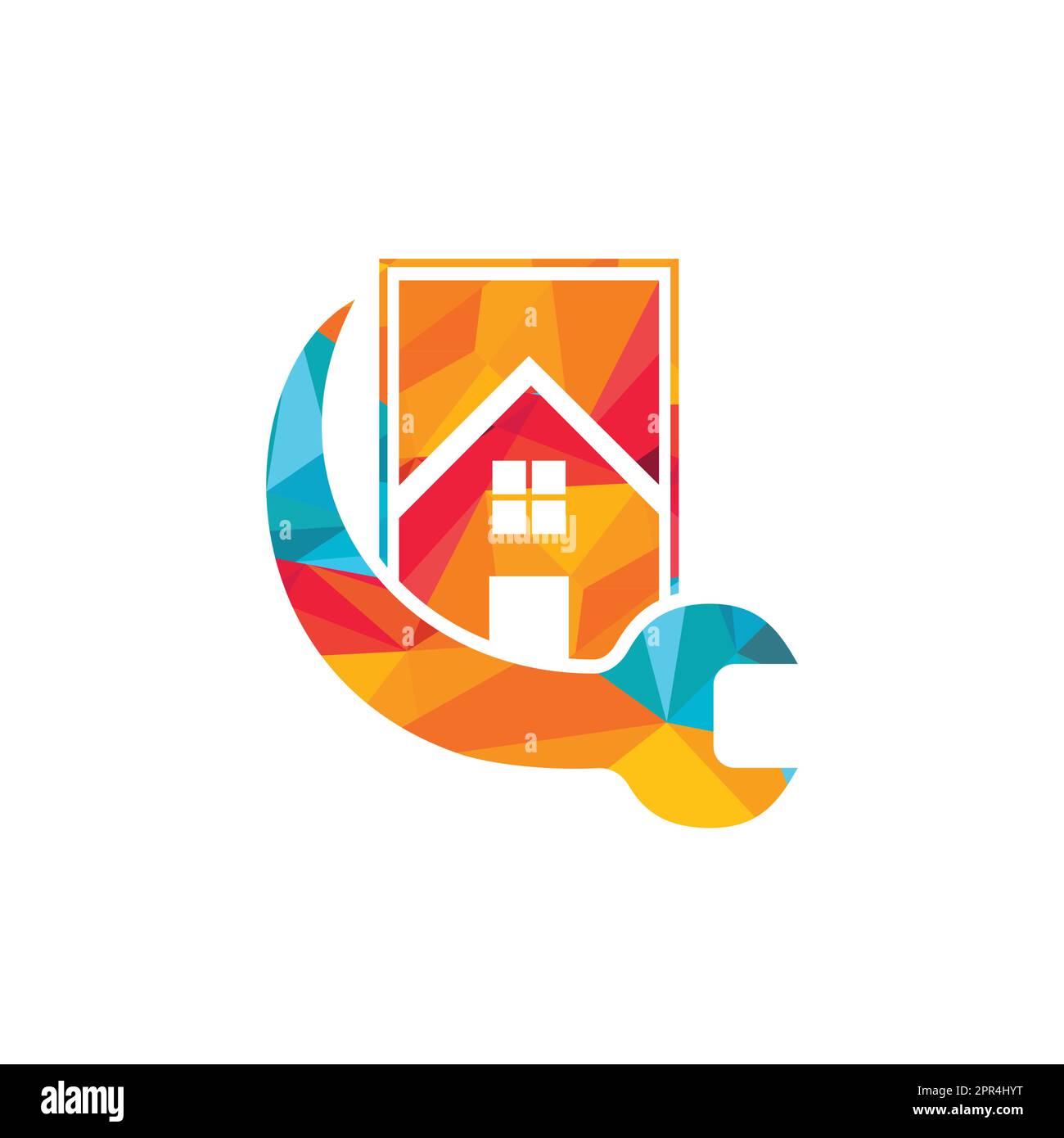 House repair vector logo design template. Home restoration and ...