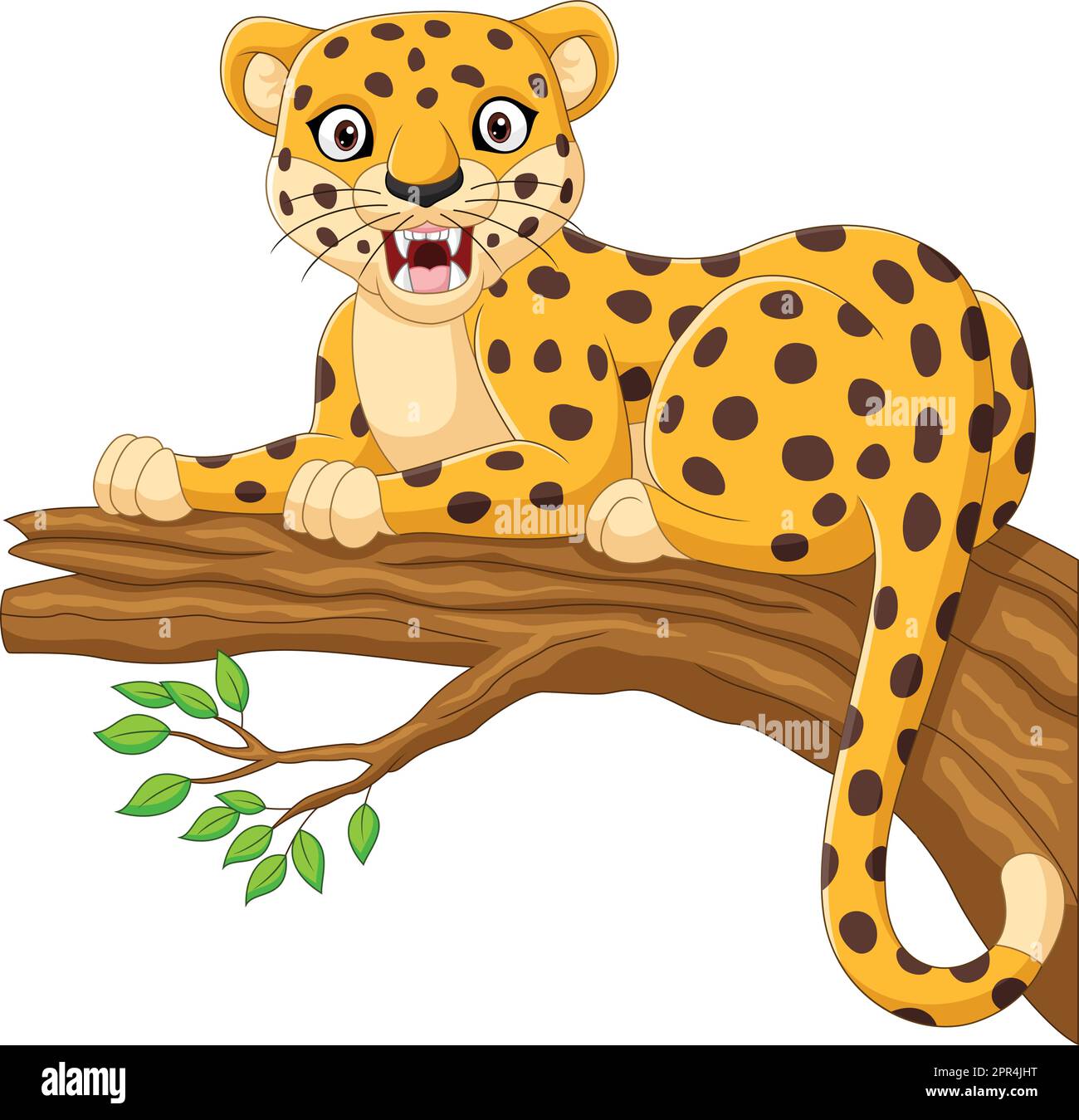 Leopard laying down Stock Vector Images - Alamy