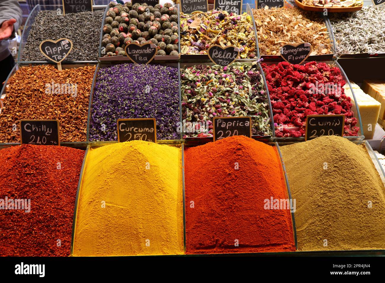 Spice Bazaar or Egyptian Bazaar in Istanbul, Turkey. The spice market ...