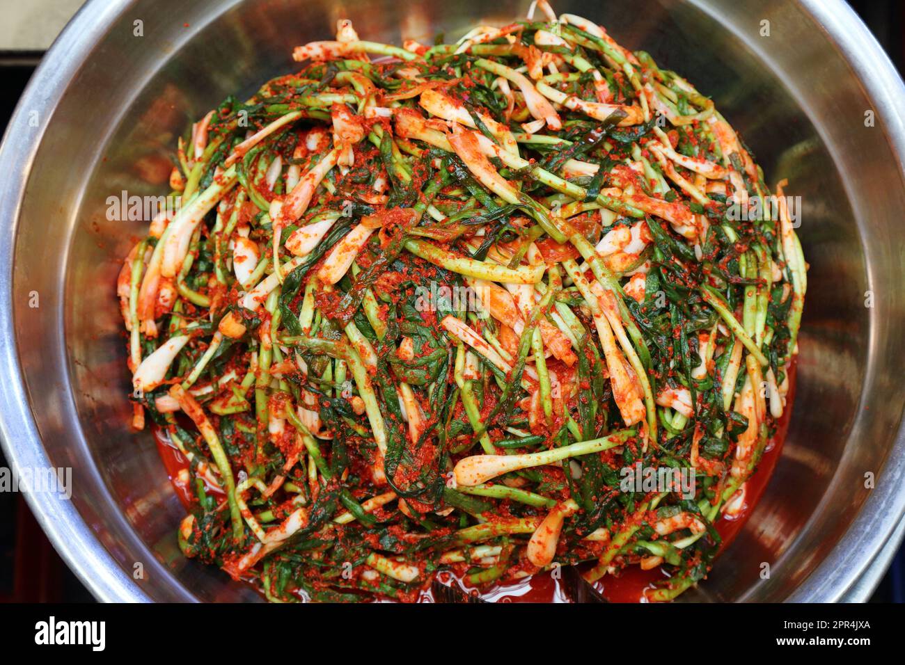 Kimchi - Korean food at traditional Gwangjang Market in Jongno district ...
