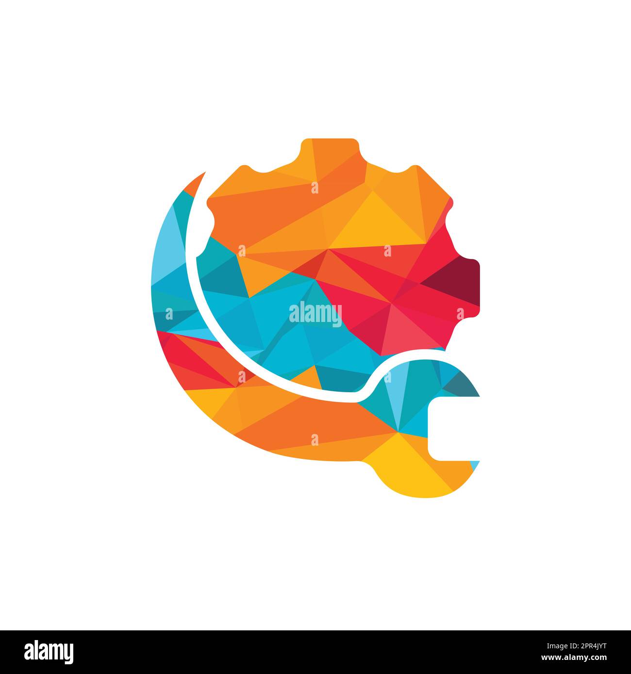 Wrench gear logo vector design. Repairing service, vector illustration ...