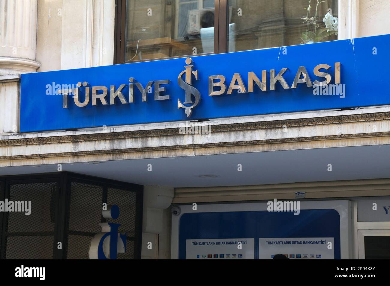 ISTANBUL, TURKEY - MARCH 25, 2023: Turkiye Bankasi branch also known as ...