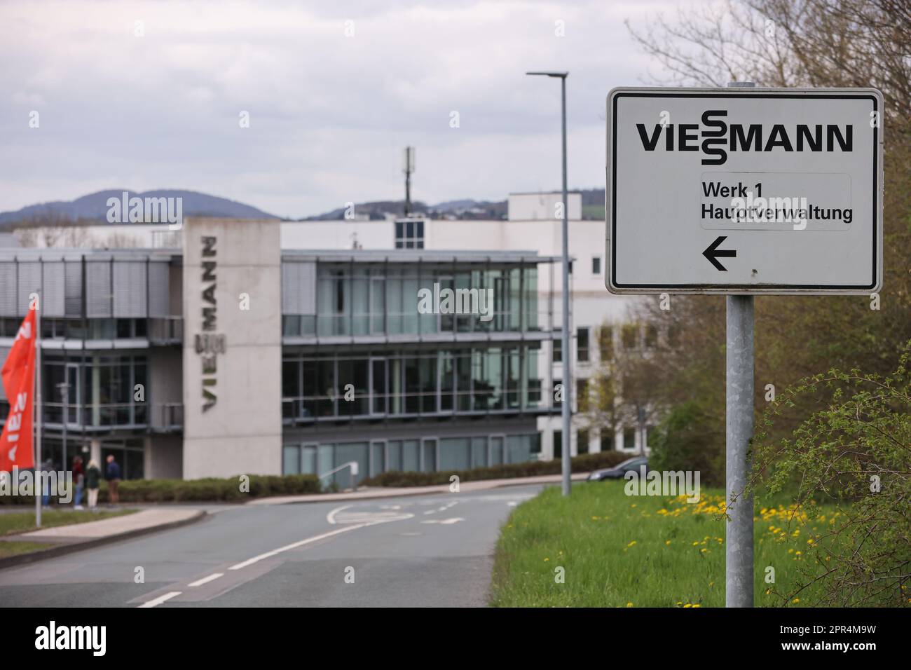 26 April 2023, Hesse, Allendorf (Eder): An exterior shot of the ...