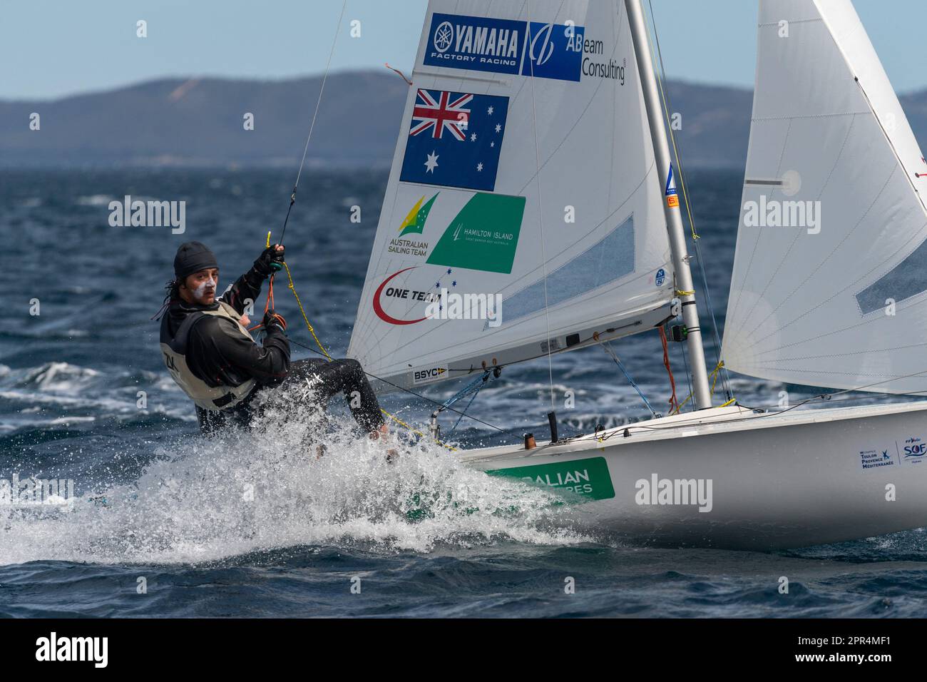Hyeres, France. 24th Apr, 2023. Australian team (Sophie jackson and ...