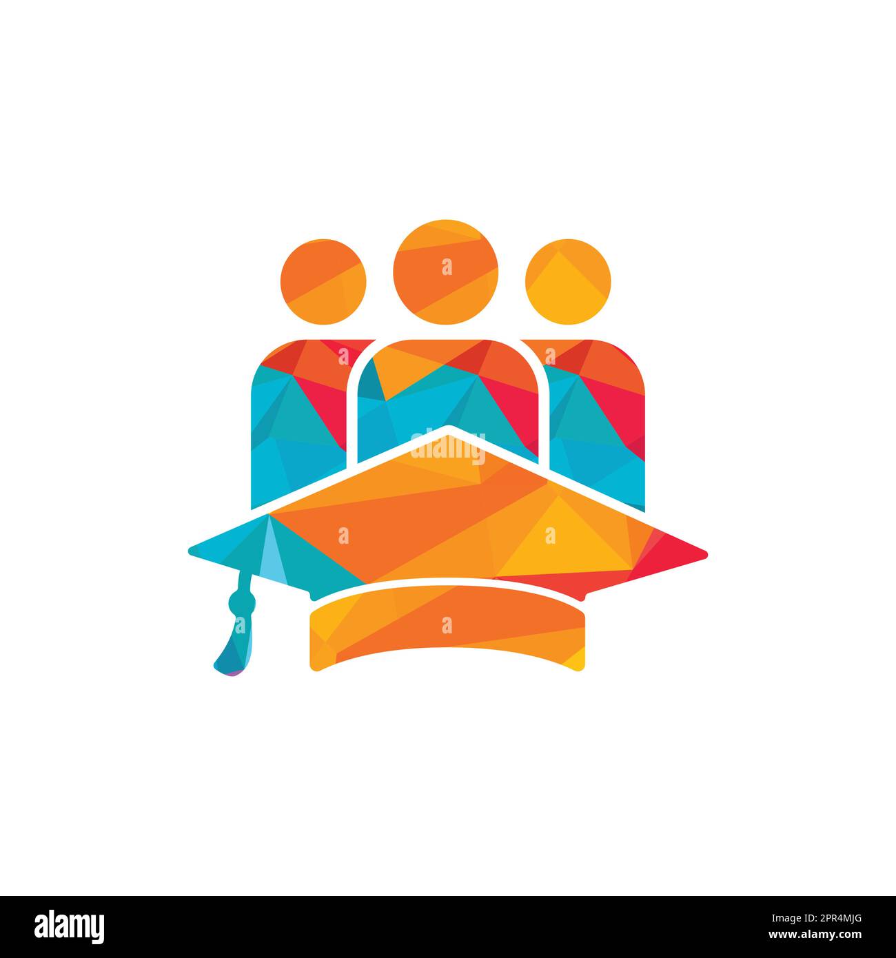 Graduation People Template Education People Vector Logo Design