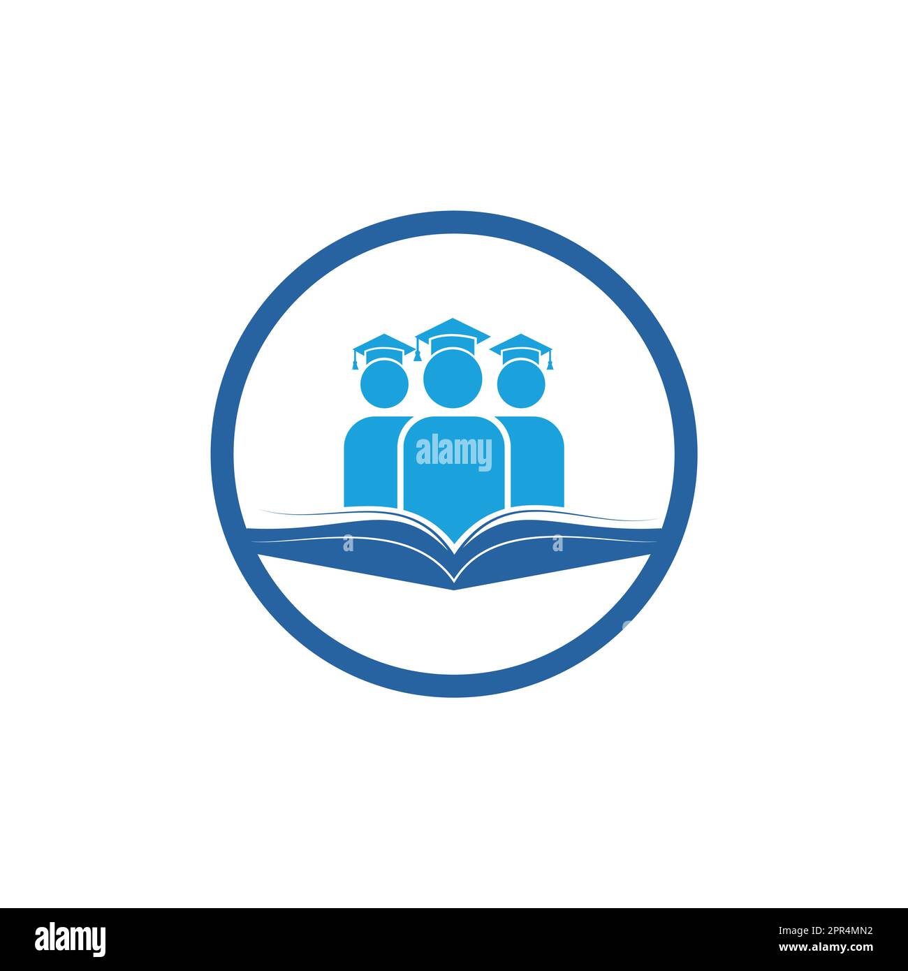 Education and learning vector logo design. Students and book icon ...