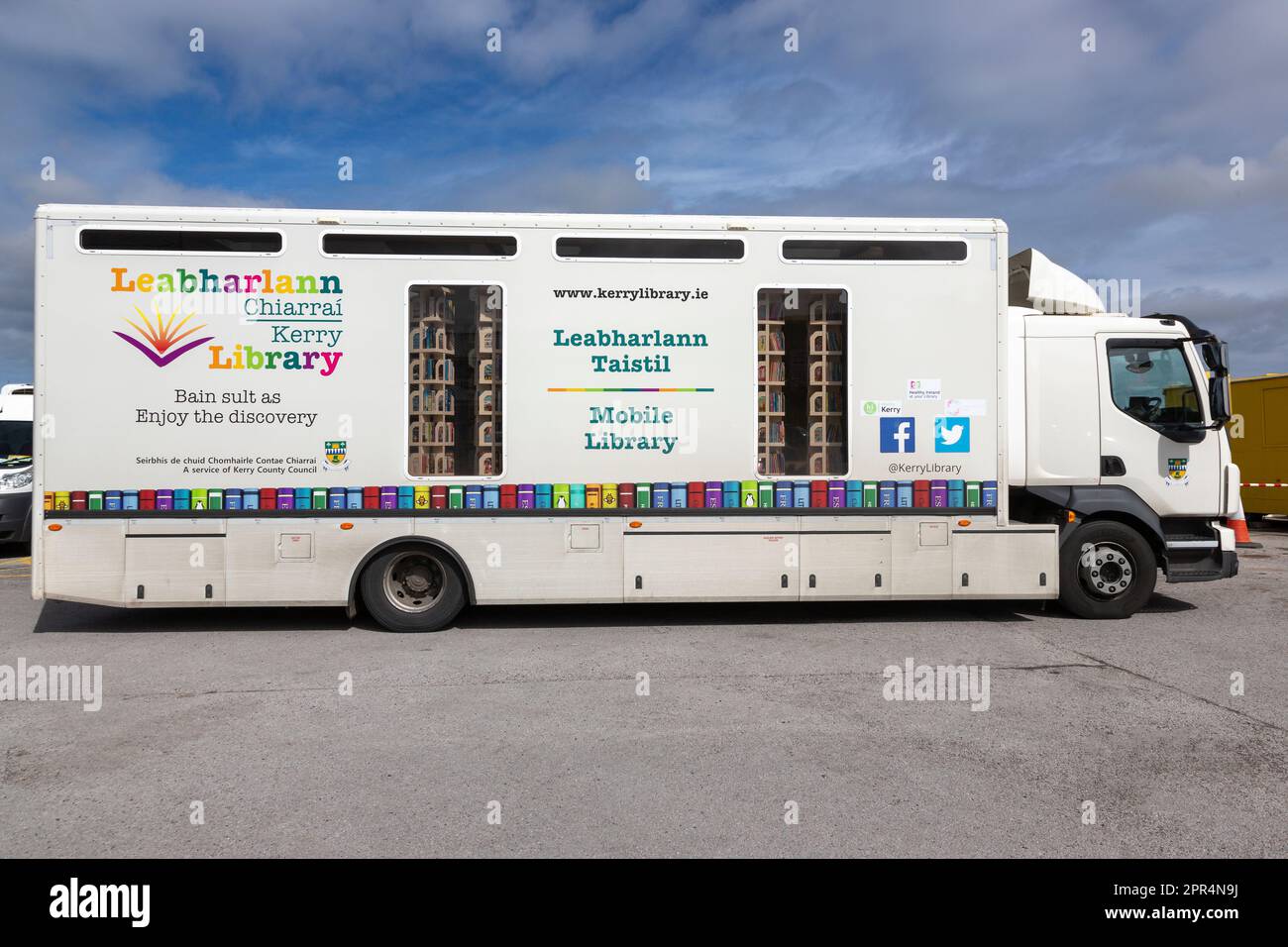 Mobile Library Kerry County Council Ireland Stock Photo - Alamy