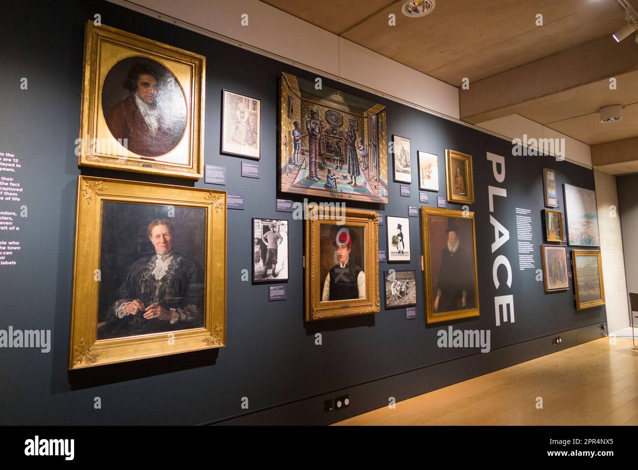 Interior gallery room inside The Wilson Art Gallery and Museum ...