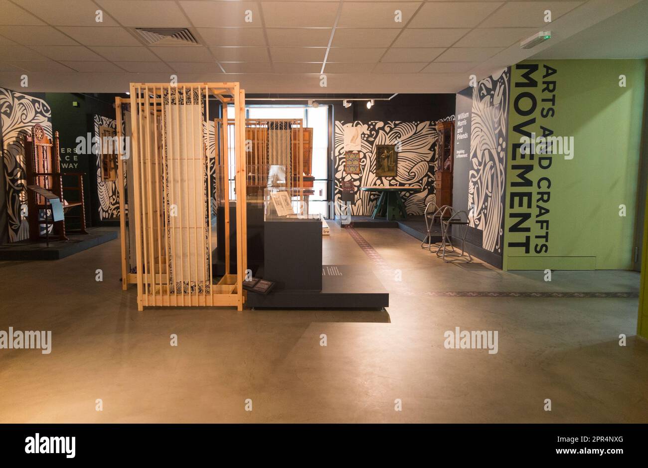 Interior gallery room inside The Wilson Art Gallery and Museum ...