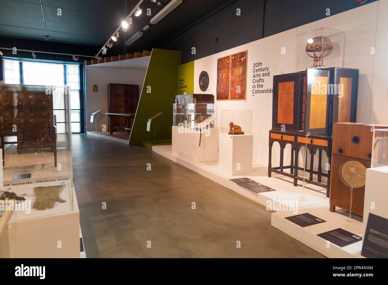 Interior gallery room inside The Wilson Art Gallery and Museum ...