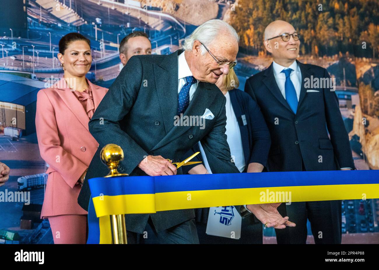 Sweden's Crown Princess Victoria and King Carl XVI Gustaf at the ...