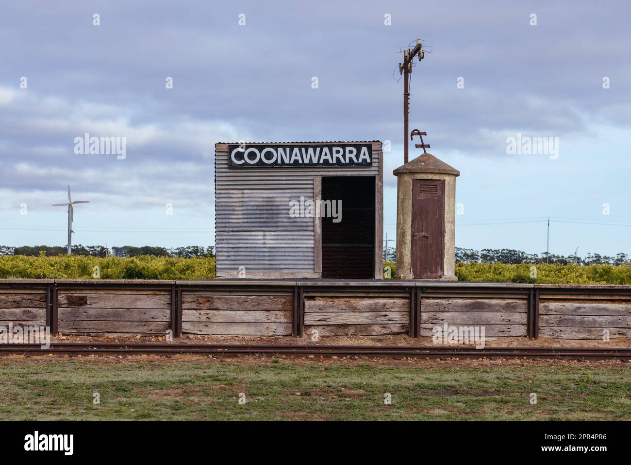 Historic Coonawarra Railway Station in Australia Stock Photo - Alamy