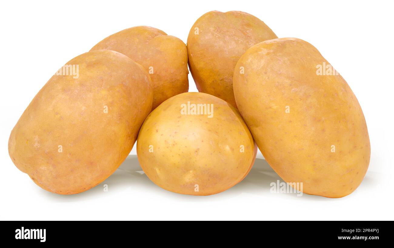 Potato isolated on white background high quality details - 3d rendering ...