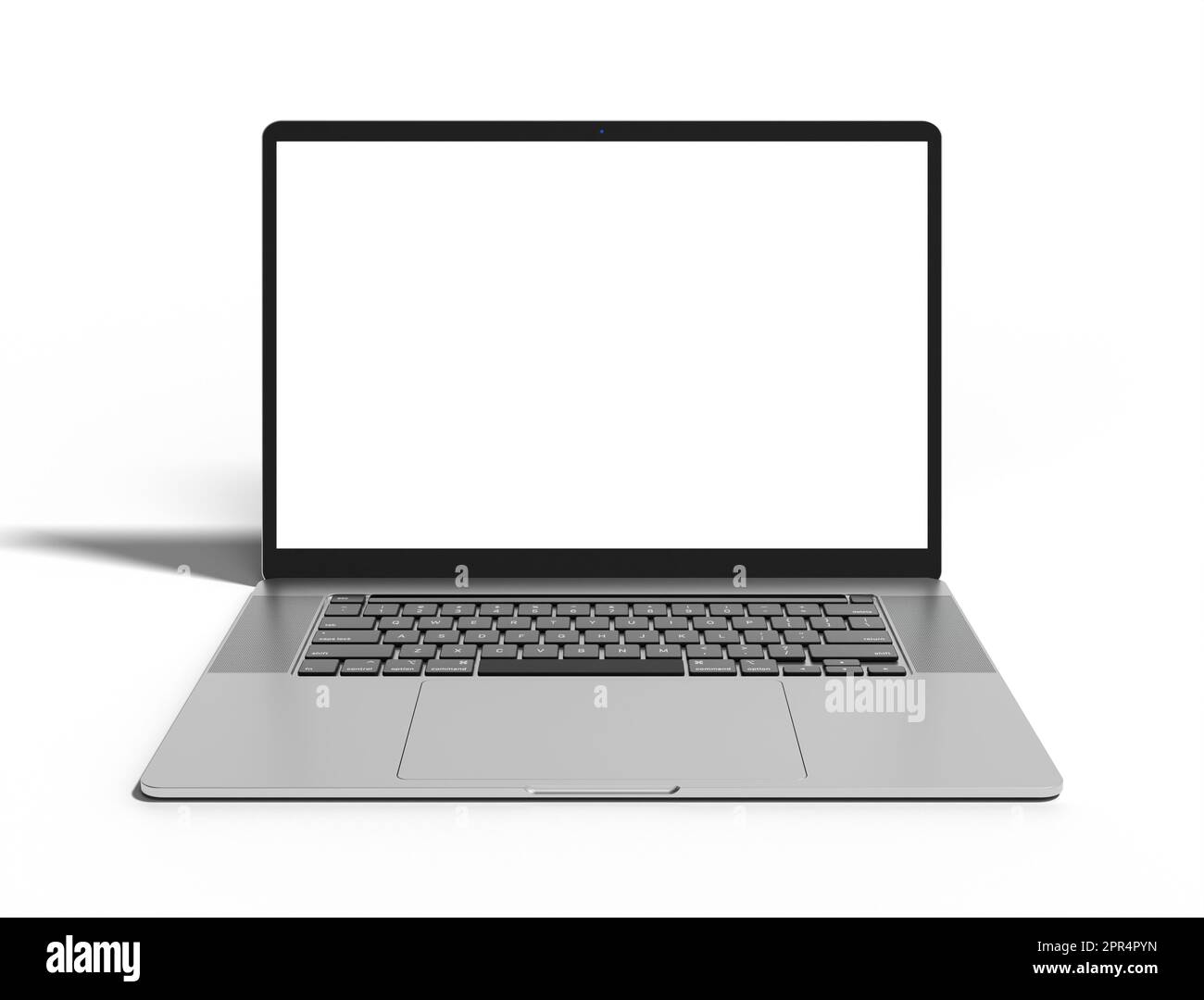 Realistic laptop - notebook mockup, with empty screen for you design ...