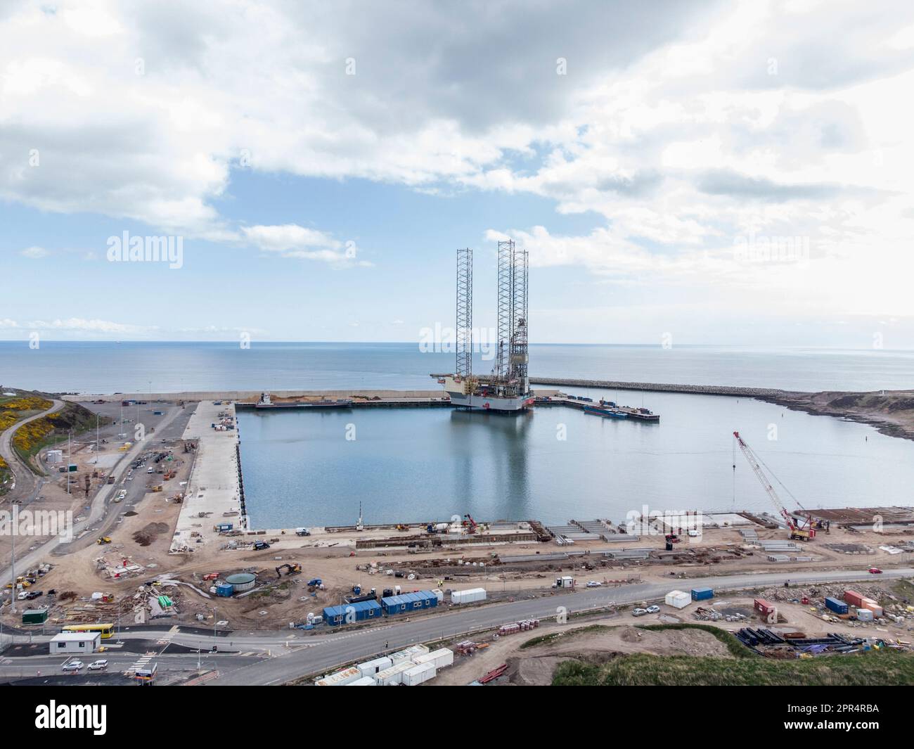 Aberdeen South Port, Aberdeen Scotland Stock Photo - Alamy