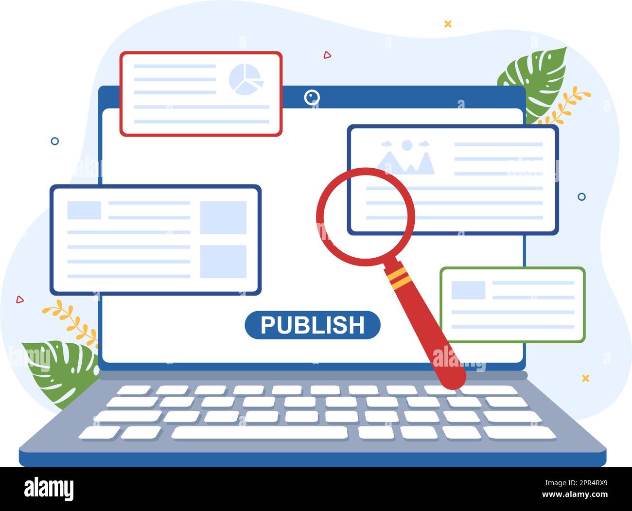 Digital publishing Stock Vector Images - Alamy
