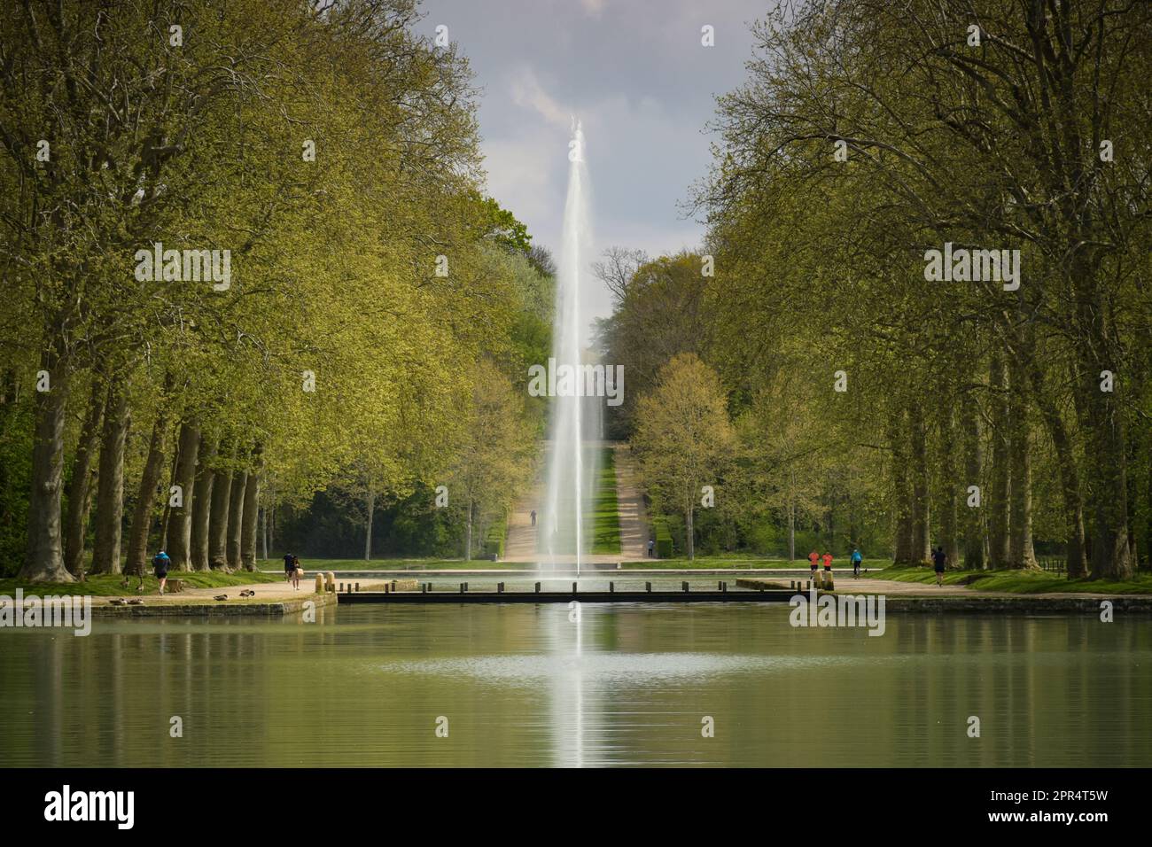 view on the beautiful garden of the park of Sceaux Stock Photo - Alamy