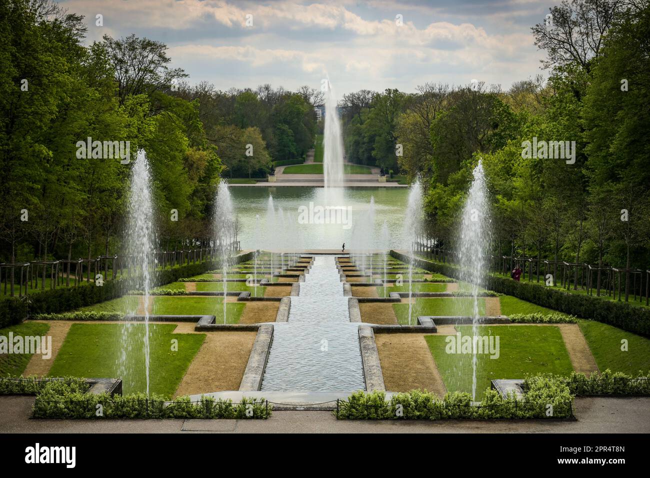 view on the beautiful garden of the park of Sceaux Stock Photo - Alamy