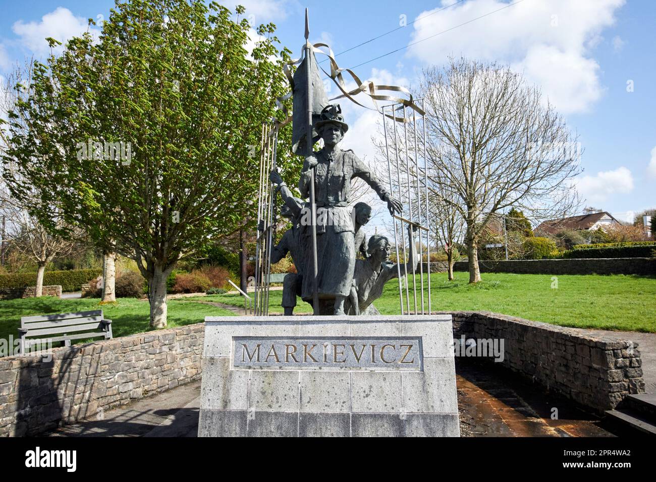 countess markievicz statue in rathcormack county sligo republic of ...