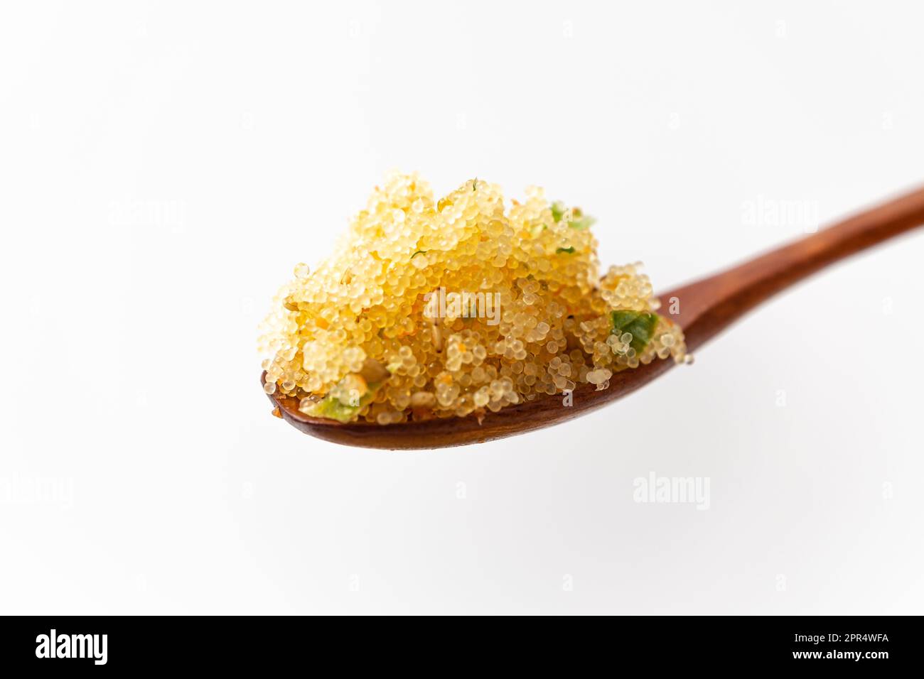 Seasoned flying fish roe on white background Stock Photo - Alamy