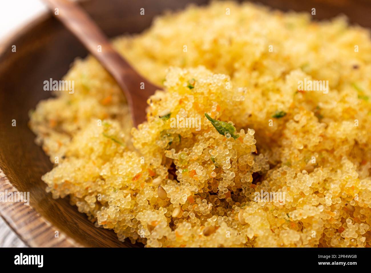 Seasoned flying fish roe with mixed vegetables Stock Photo - Alamy