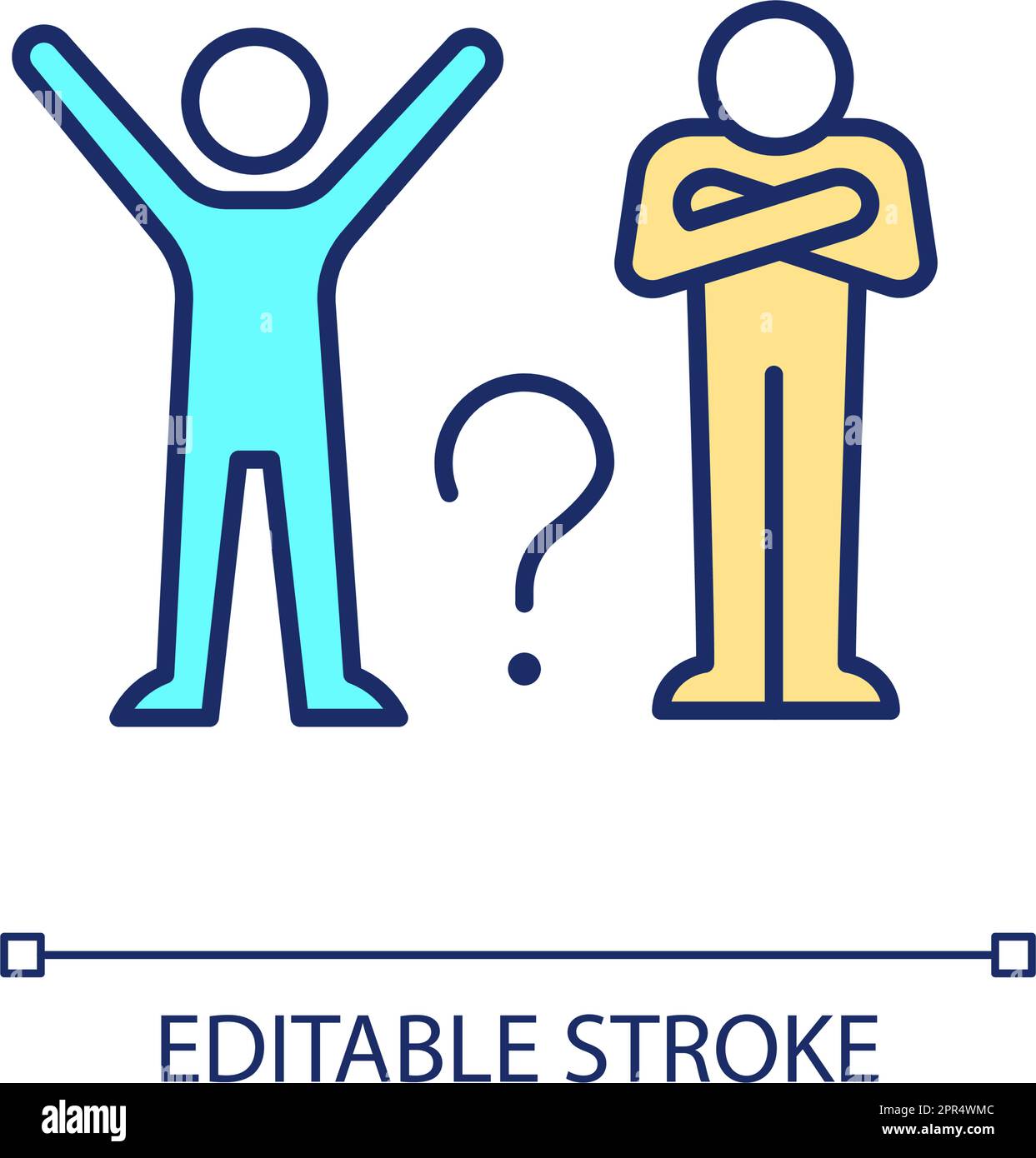 Choose reaction Stock Vector Images - Alamy