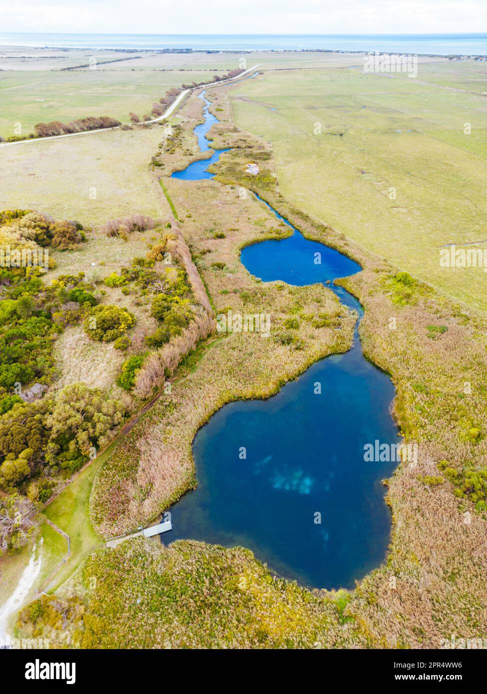 Ewens Ponds Conservation Park in Australia Stock Photo - Alamy