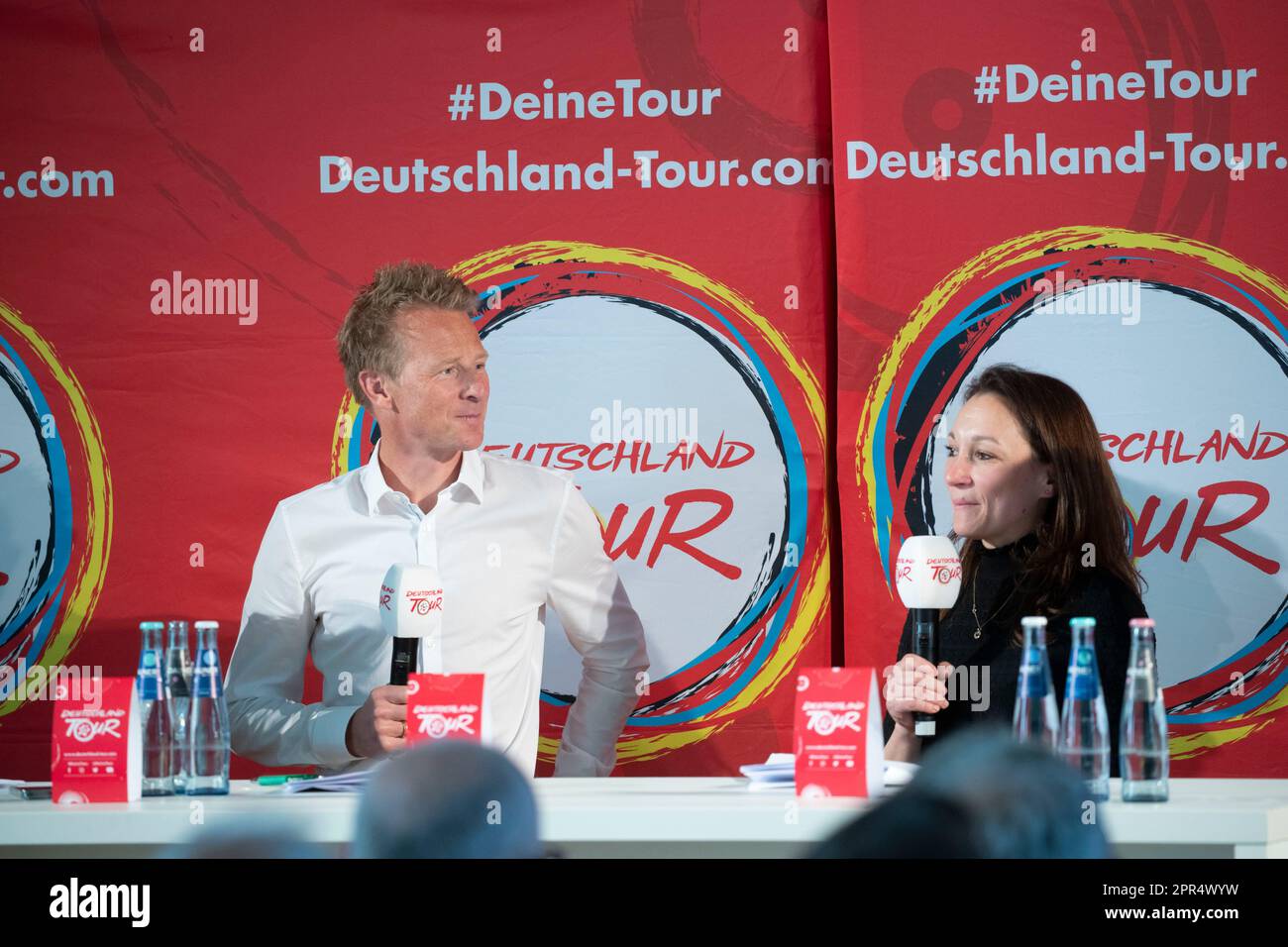 26 April 2023, Hesse, Frankfurt/M.: Former cyclist Fabian Wegmann ...
