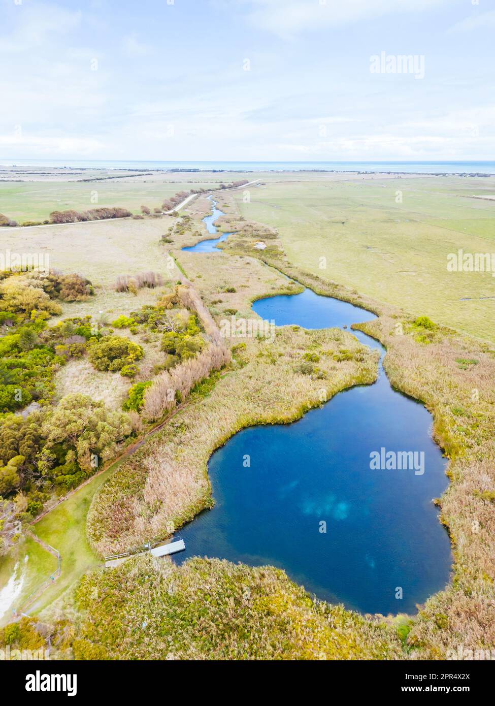 Ewens Ponds Conservation Park in Australia Stock Photo - Alamy