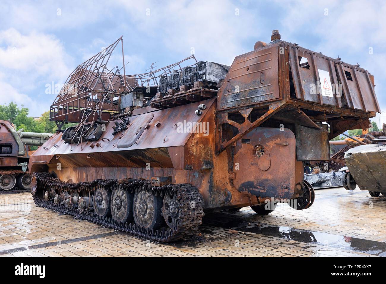 Destroyed russian military equipment hi-res stock photography and ...